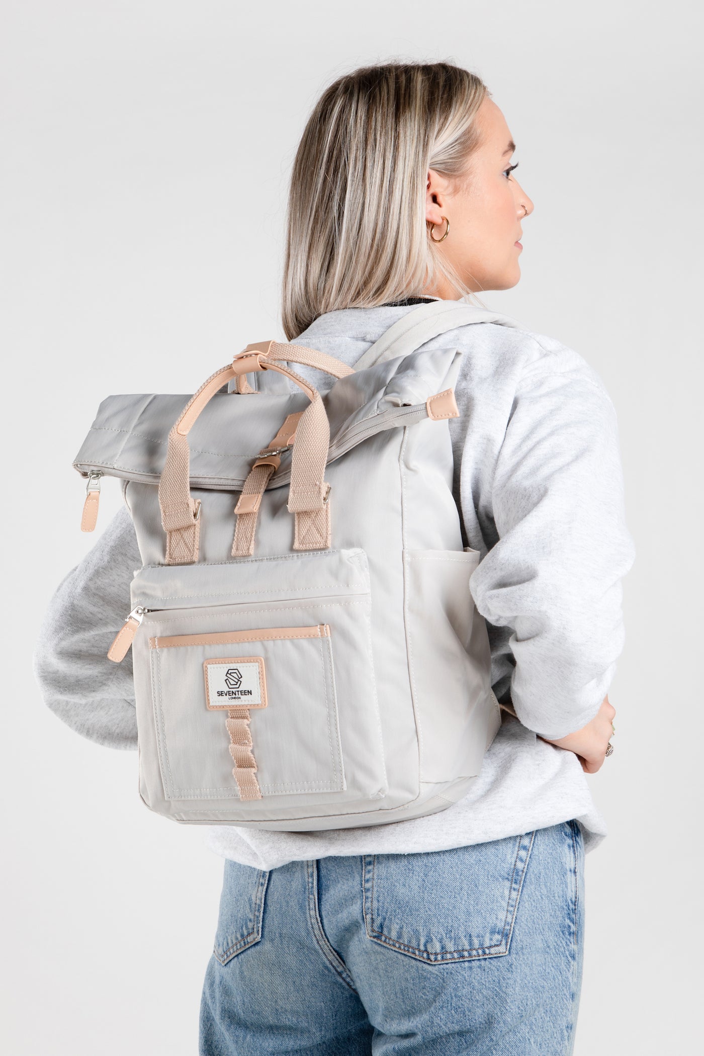 Canary Wharf Backpack - Cream
