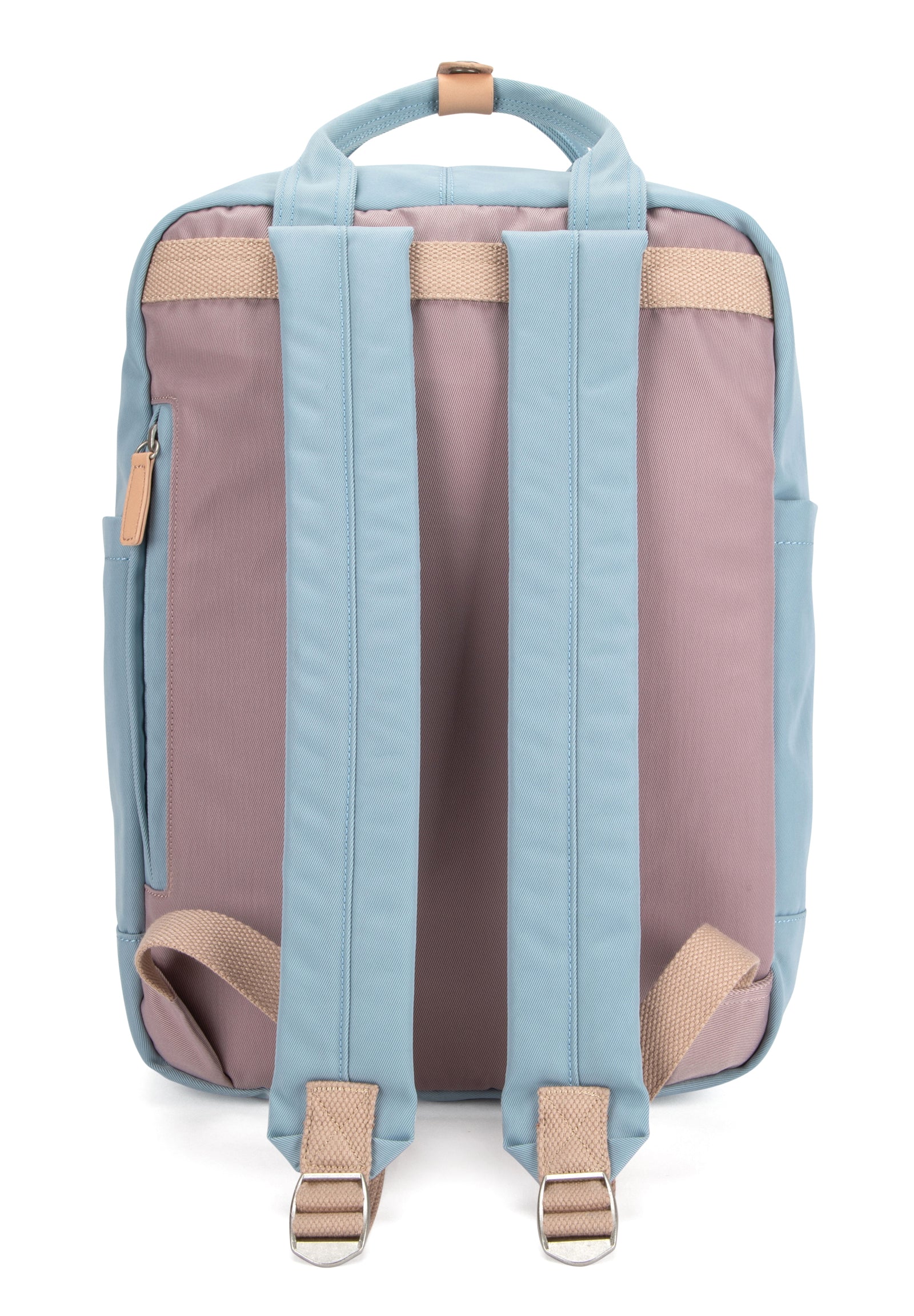 The Wimbledon Backpack - Light Blue with Lilac