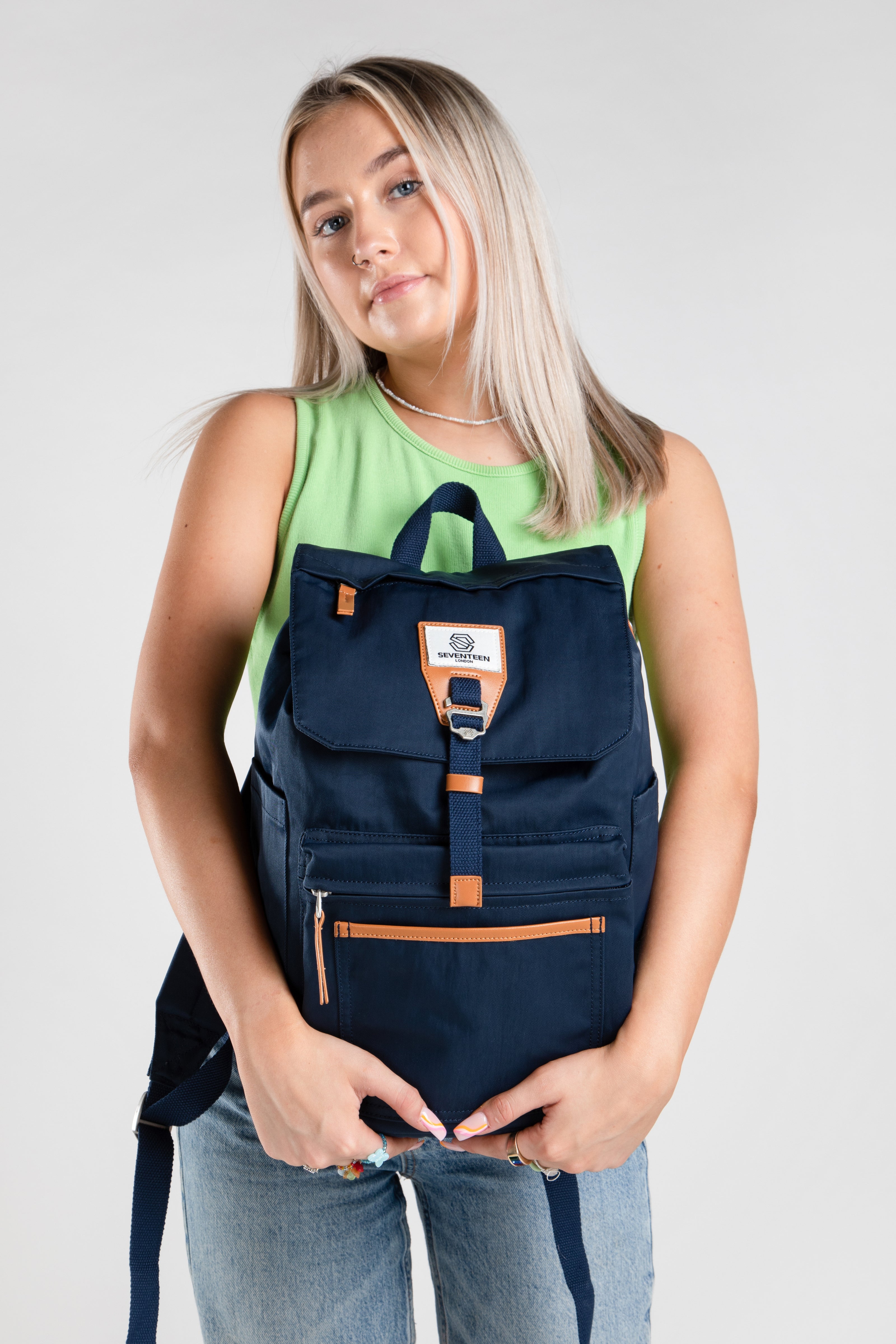 The Fulham Backpack - Navy