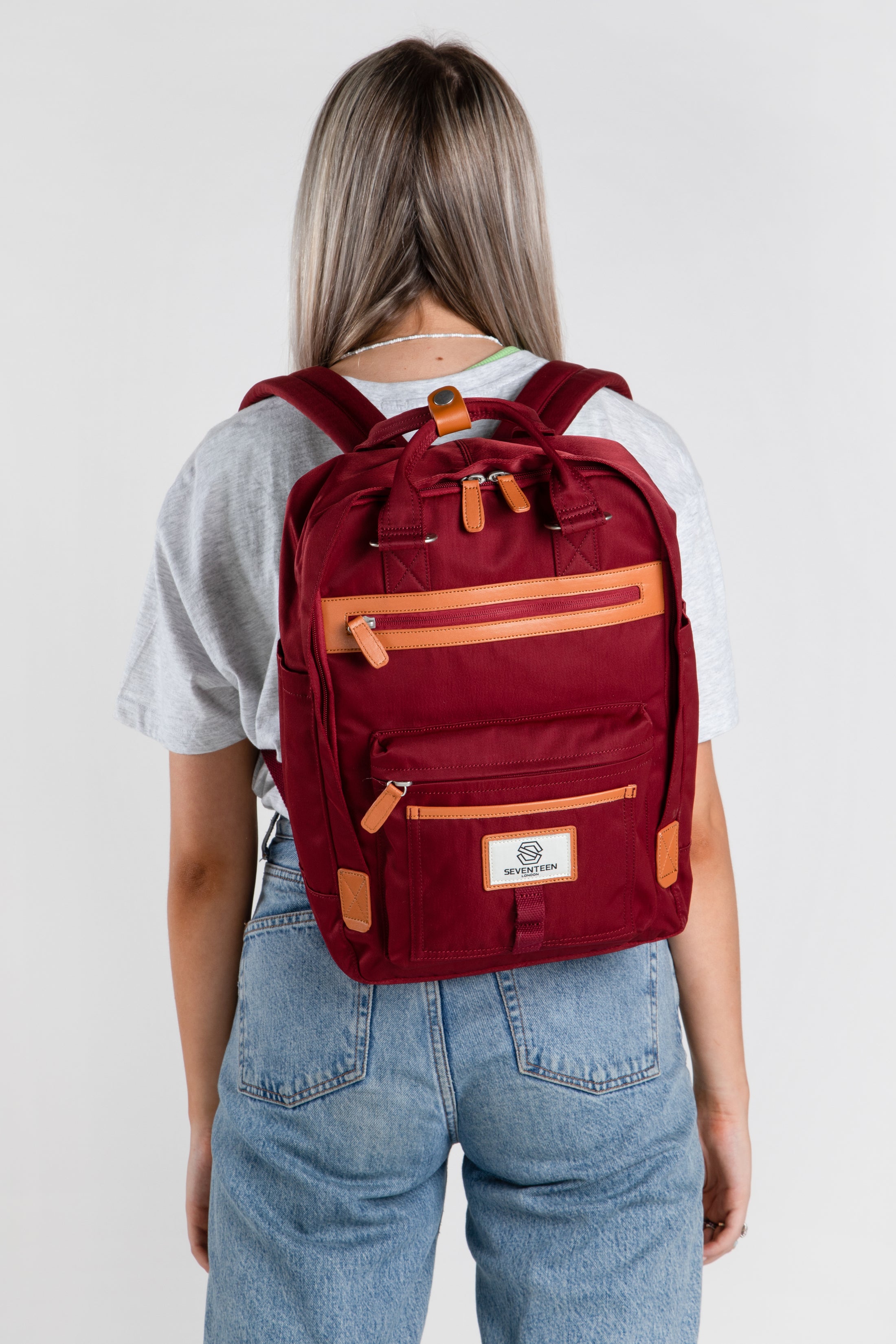 The Wimbledon Backpack - Burgundy