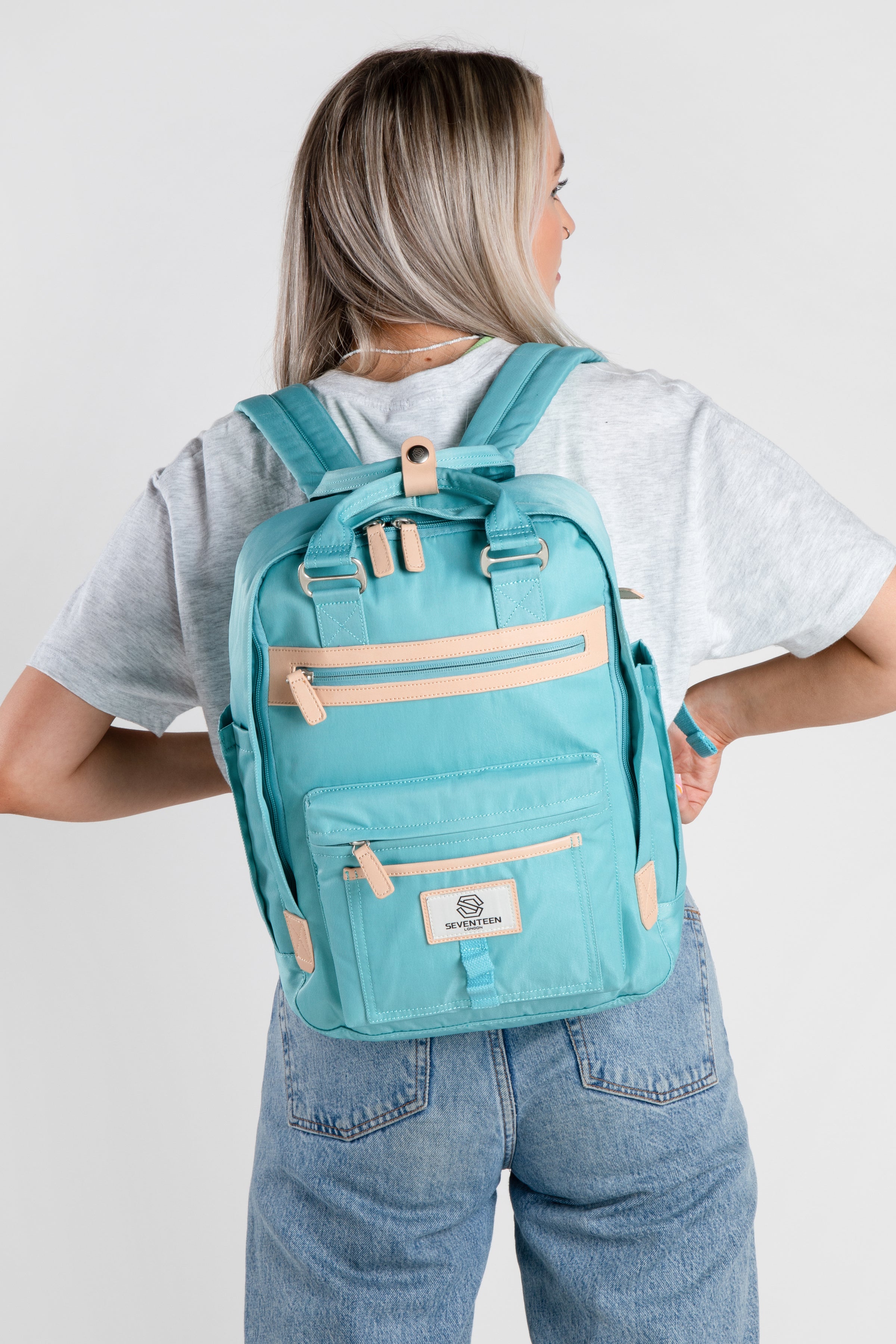 The Wimbledon Backpack - Turquoise