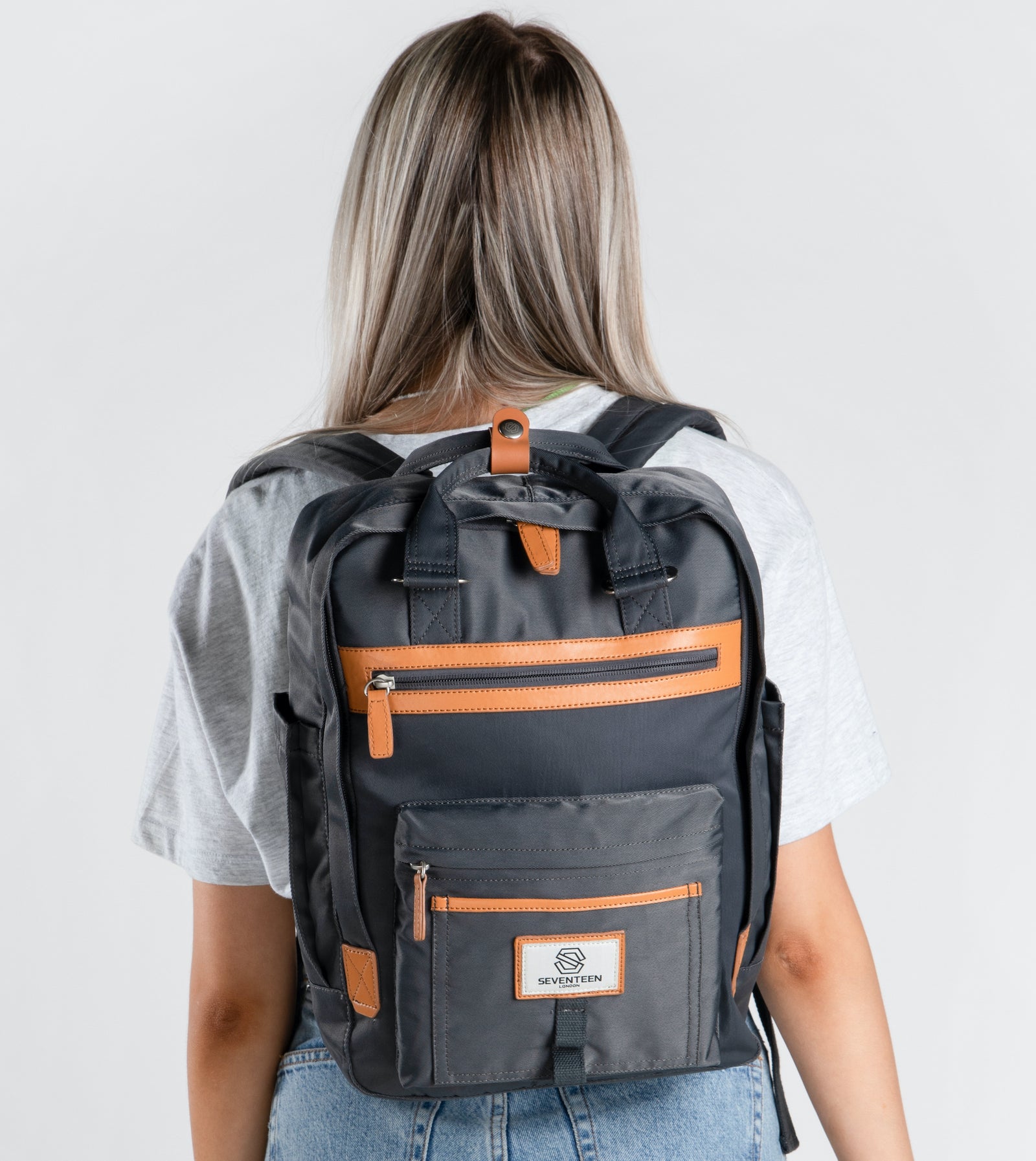 The Wimbledon Backpack - Dark Grey