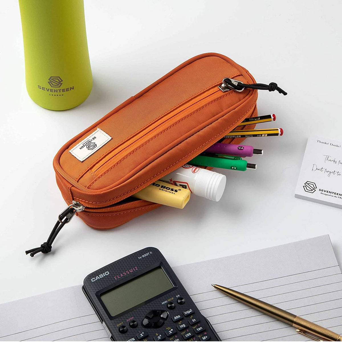 Mitcham Pencil Case - Orange