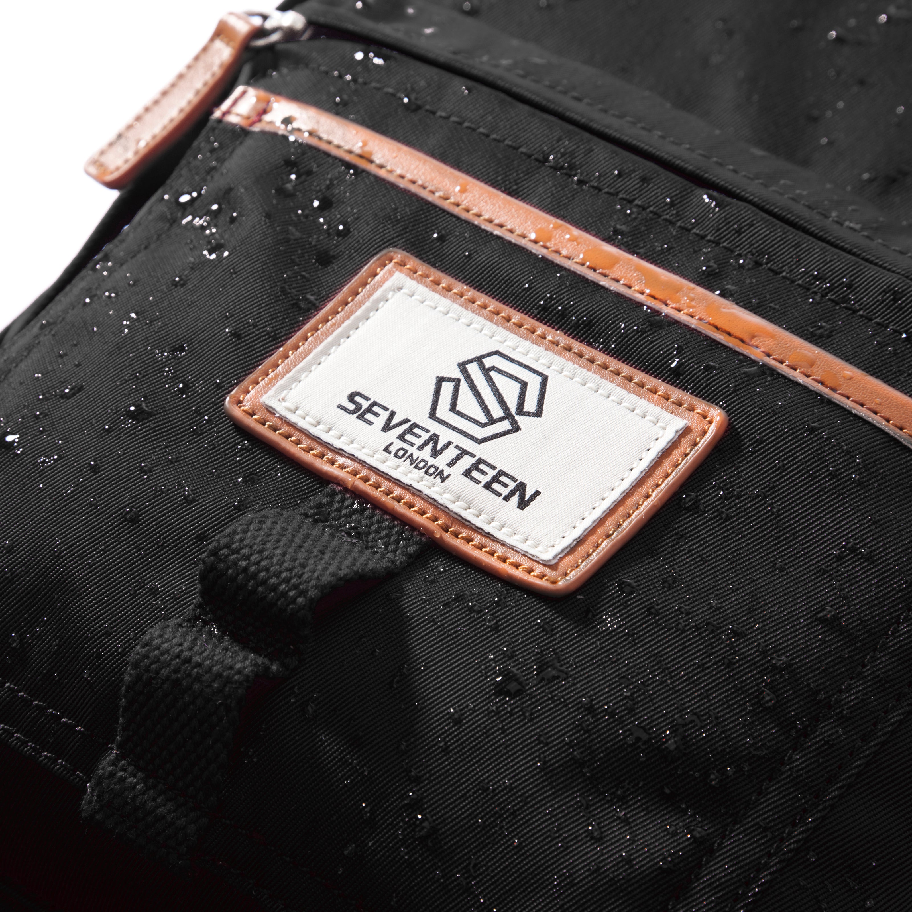 The Wimbledon Backpack - Black with Tan