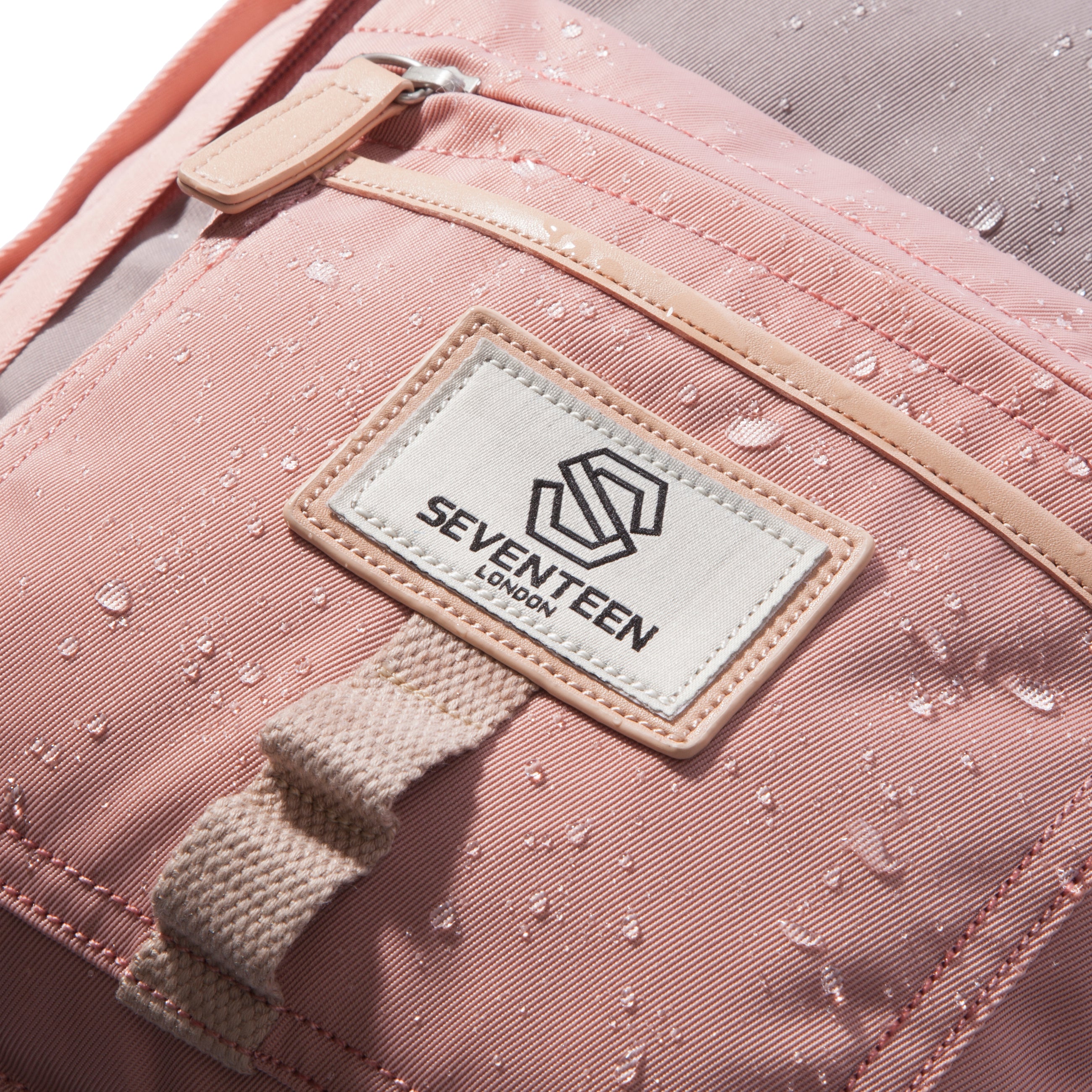 The Wimbledon Backpack - Pink with Grey